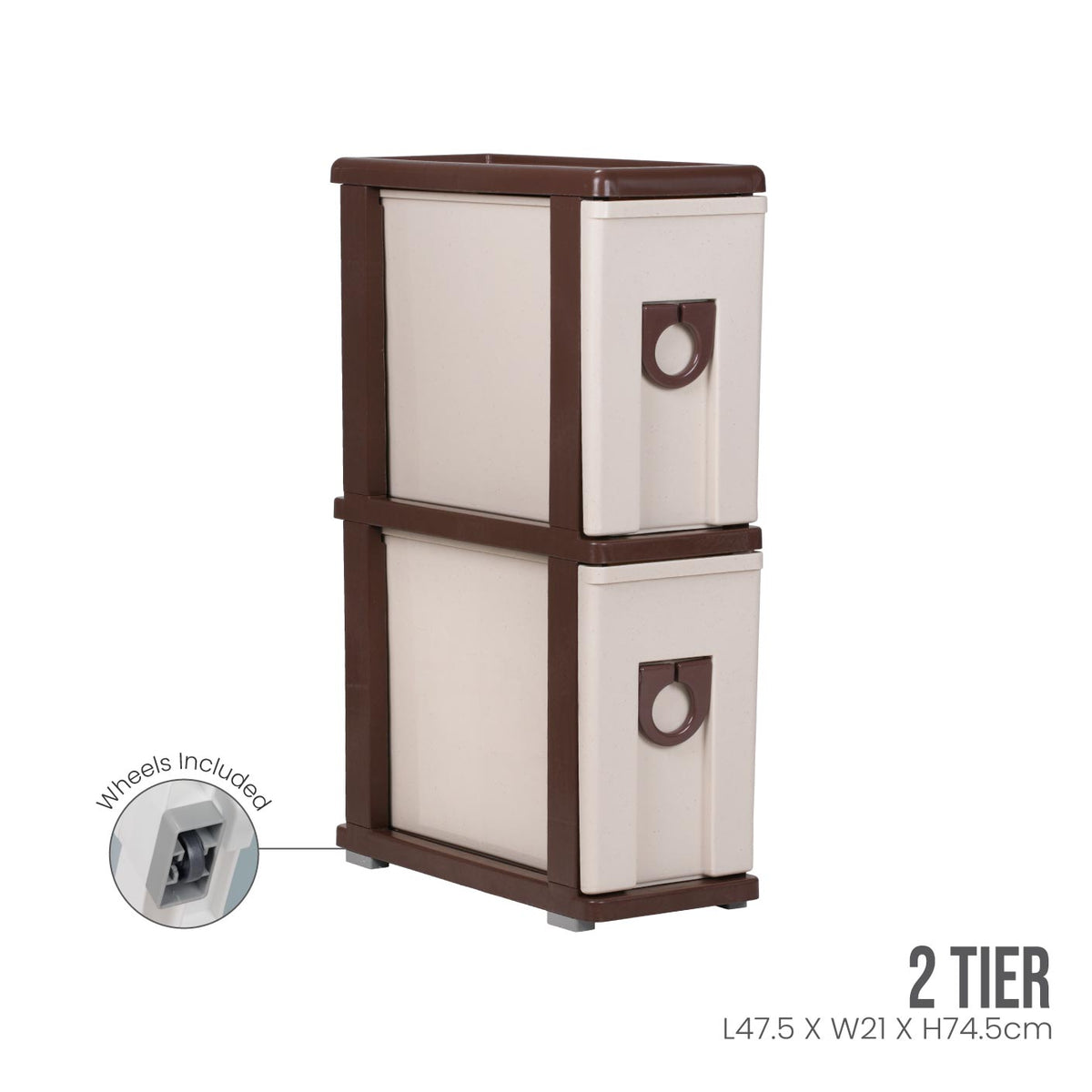 2 TIER SLIM KITCHEN DRAWER (502-2) | TOYOGO Singapore – TOYOGO For Business