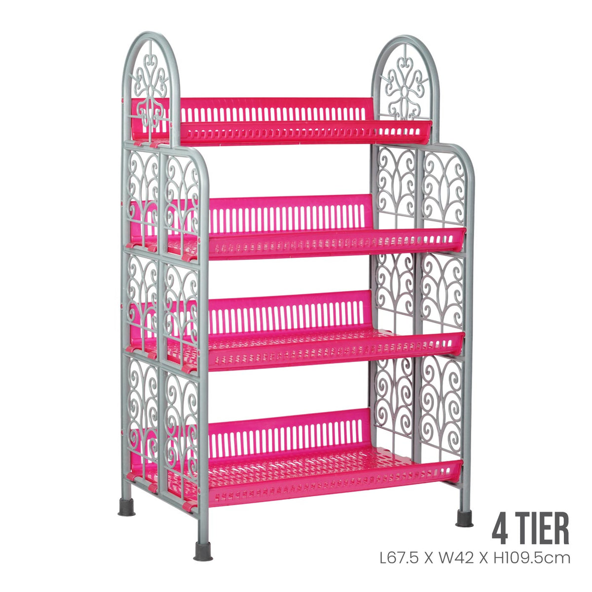 4 TIER HAZER KITCHEN RACK (997-4) | TOYOGO Singapore – TOYOGO For Business
